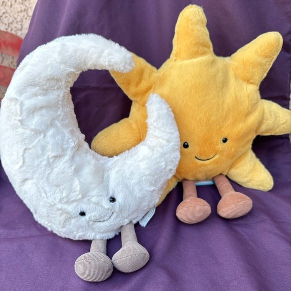Jellycat | Toys | Jellycat Amuseables Sun Moon Pair Inhand Authentic ...